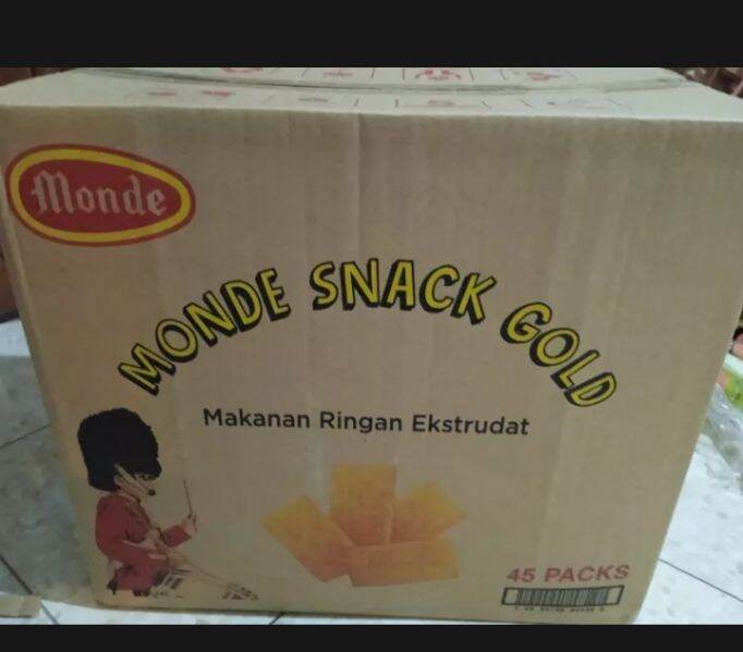 Monde Snack gold serena 1karton isi 45 PCS kemasan 30g | Lazada Indonesia