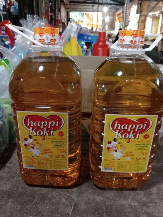 dầu ăn happy Koki 5 lít cao cấp | Lazada.vn