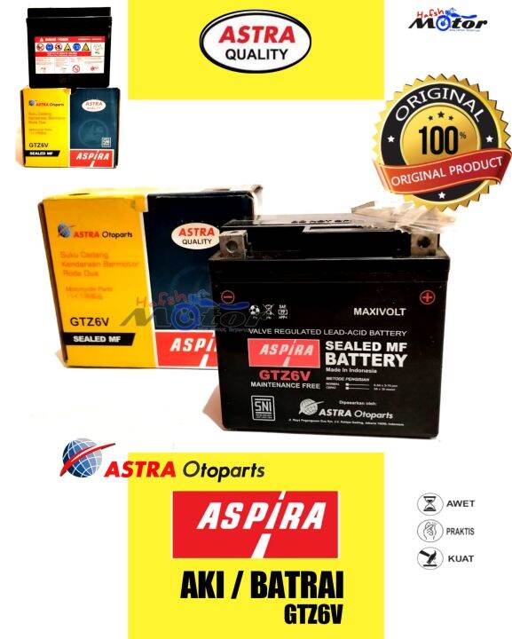 Aki Baterai Battery kering motor Honda Yamaha Suzuki Vario 125 Vario ...