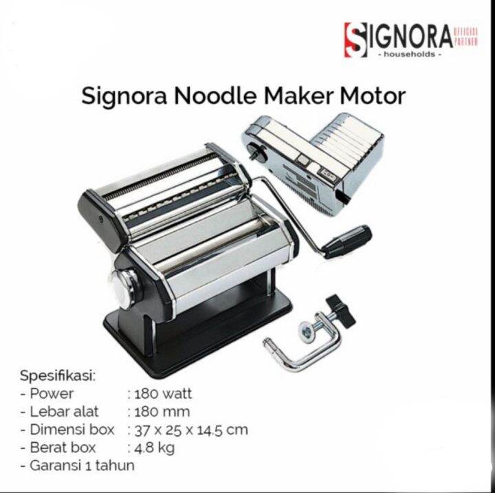 Signora Noodle Maker Motor Pembuat Mie Pasta Processor | Lazada Indonesia