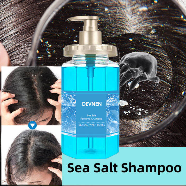 Sea Salt Shampoo 500ML Anti Dandruff Shampoo Amino Acid Shampoo Psoriasis Shampoo For Scalp ...