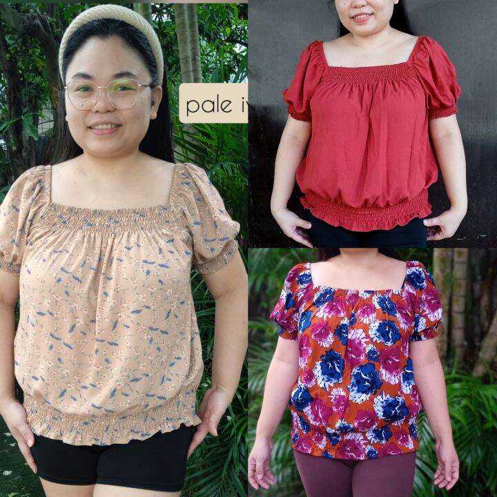 L-XXL Challis 2-way Tops (up to 48" bust) | Lazada PH