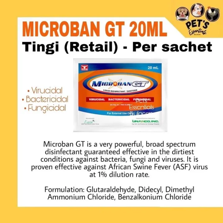 MICROBAN GT 20ml Tingi (Retail) - Per sachet | Lazada PH