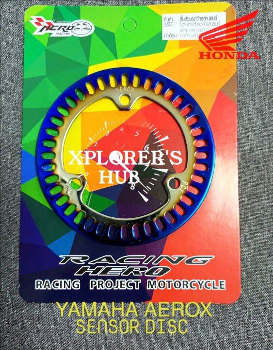 THAILOOK TITINIUM SPEEDOMETER SENSOR DISC for YAMAHA AEROX NMAX V1 V2 ...