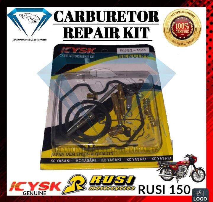 CARBURETOR REPAIR KIT RUSI 150 "YSK GENUINE TAIWAN BRAND" | Lazada PH