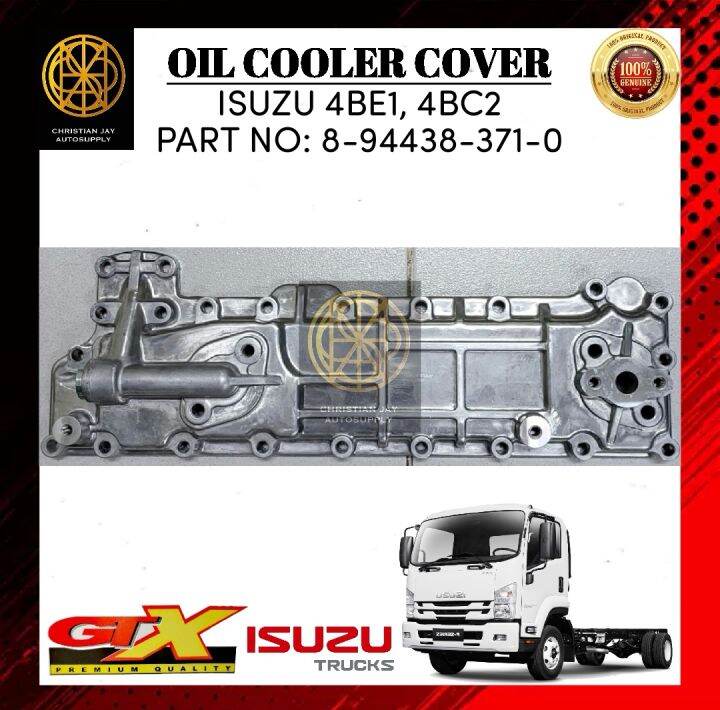 GTX OIL COOLER COVER ISUZU 4BE1, 4BC2 PART NO: 8-94438-371-0 | Lazada PH