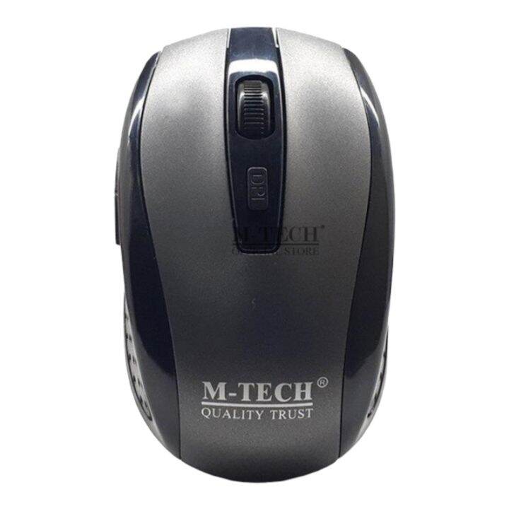 Mouse Wireless M-TECH Original 2.4Ghz up to 10 meter 800-1600dpi Murah ...