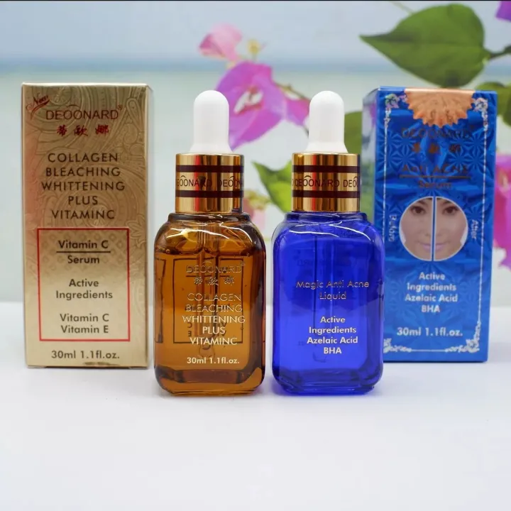 Serum Deoonard Deonard Biru Anti Acne / Gold Whitening Collagen ...