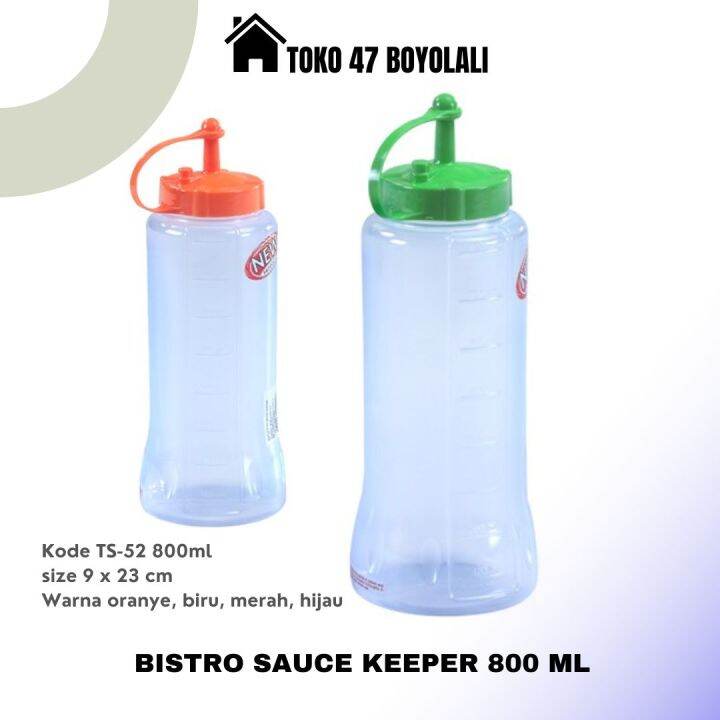 Botol Bistro | Botol Saus Kecap | Botol TS-52 Sauce Keeper 800ml | Lazada Indonesia