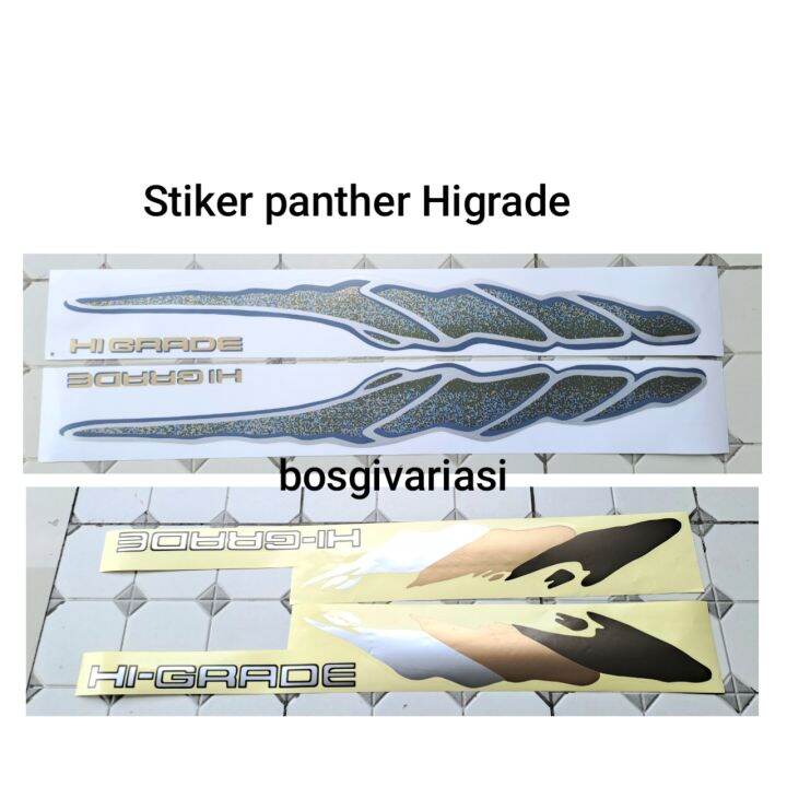 Stiker Body Panther Hi grade lama / stiker isuzu panther higrade new ...