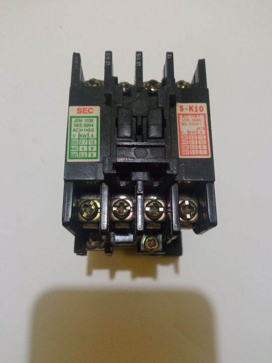 Magnetic Contactor SEC S-K10 3P 20A / Kontaktor SEC SK10 SK-10 - 220V | Lazada Indonesia