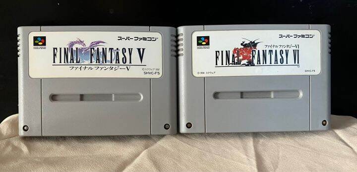 ตลับแท้ [sfc] [0013] Final Fantasy Vandvi Japan Shvc F6 Ff 6 Super