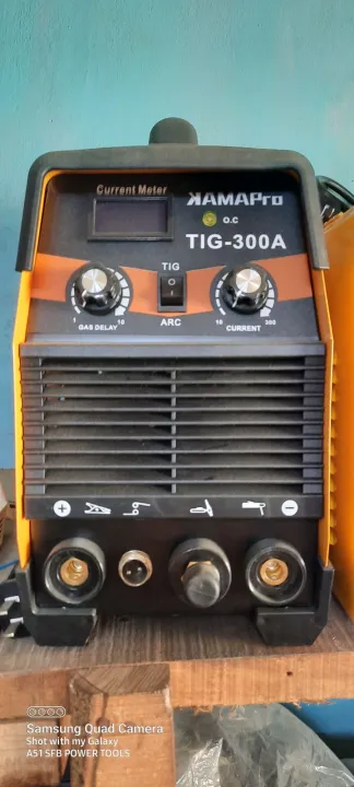 KAMAPRO TIG WELDING MACHINE 300 AMPERES 2IN1 COMPELTE ACESSORIES ...