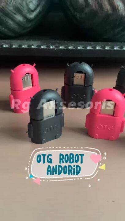 [KRJ-AG] OTG ROBOT mini Micro Usb V8 Port Konektor Non Cable USB Murah ...