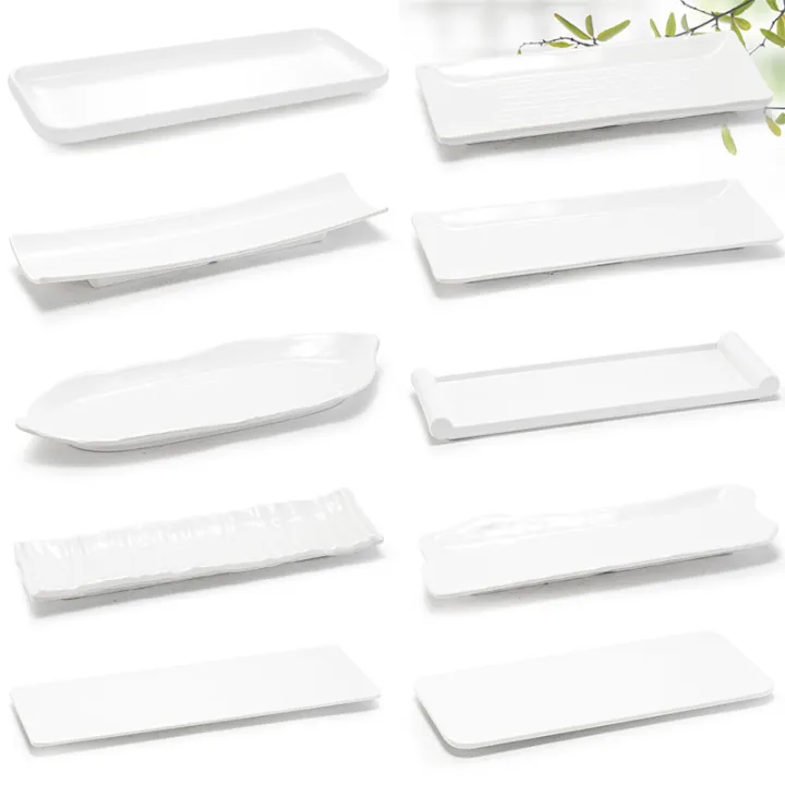 Beef Hot Pot Balls Long Plate Melamine Sushi Flat Plate Rectangular ...