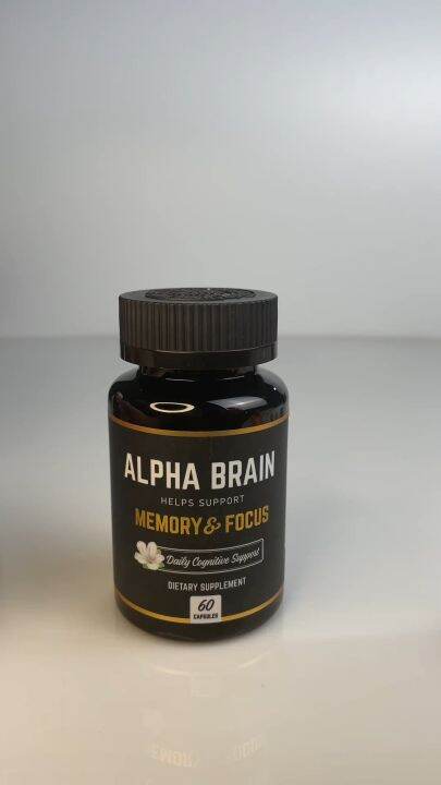 Intelligence Capsules Supplement memory mental speed attention Alpha ...