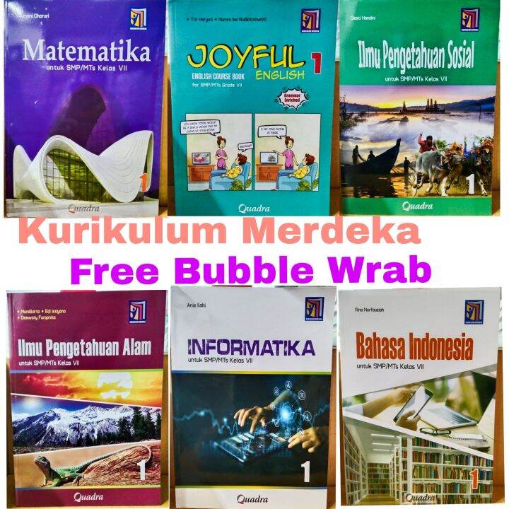 Paket Pelajaran SMP Kelas 7 Joyful English IPA Matematika Informatika ...