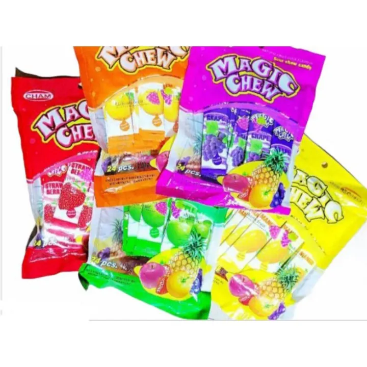 Magic Chew Candy 24pcs 5 Flavors Assorted | Lazada PH