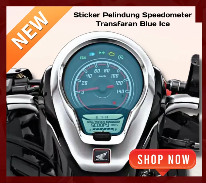 Sticker Anti gores Speedometer Stiker pelindung Retak speedometer ...