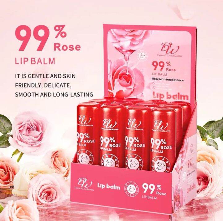Cubeflex Rose Moisturing Changing Color Lip Balm | Lazada PH