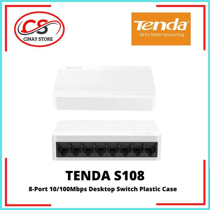 Tenda S108 8-port Ethernet Switch | Lazada Indonesia
