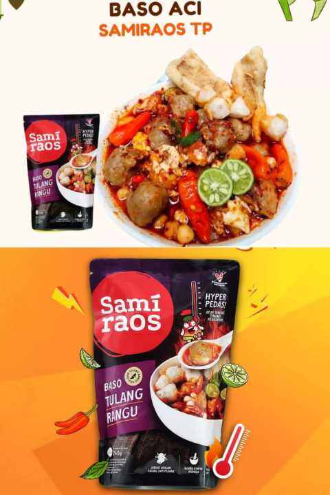Sami Raos Baso Aci Tulang Rangu | Lazada Indonesia
