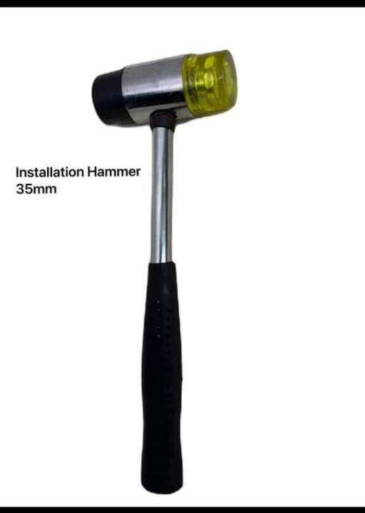 2in1 Install rubber hammer tile, hit the floor, level large hammer ...