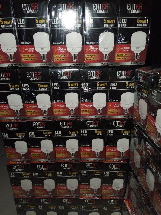 lampu led enter 5 watt paket ( 10 pcs) | Lazada Indonesia