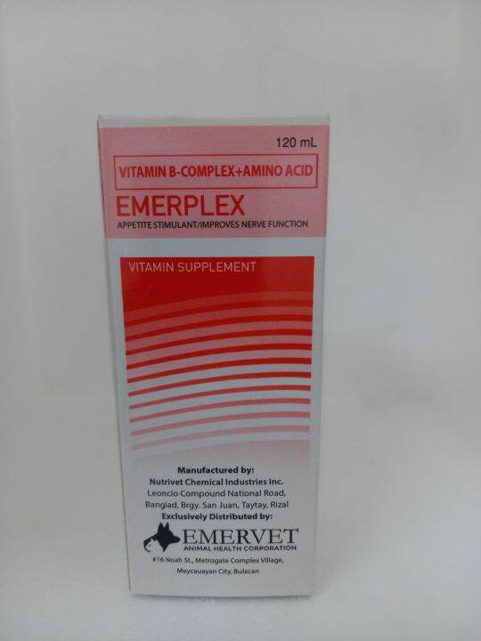 EMERPLEX (Vitamin B-Complex + Amino Acid) 120ml | Lazada PH