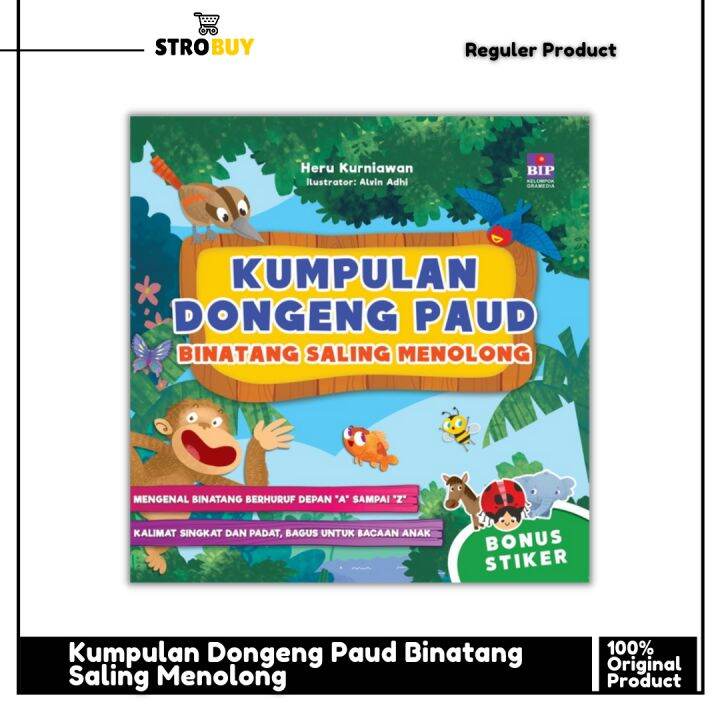 Buku Kumpulan Dongeng Paud Binatang Saling Menolong | Lazada Indonesia