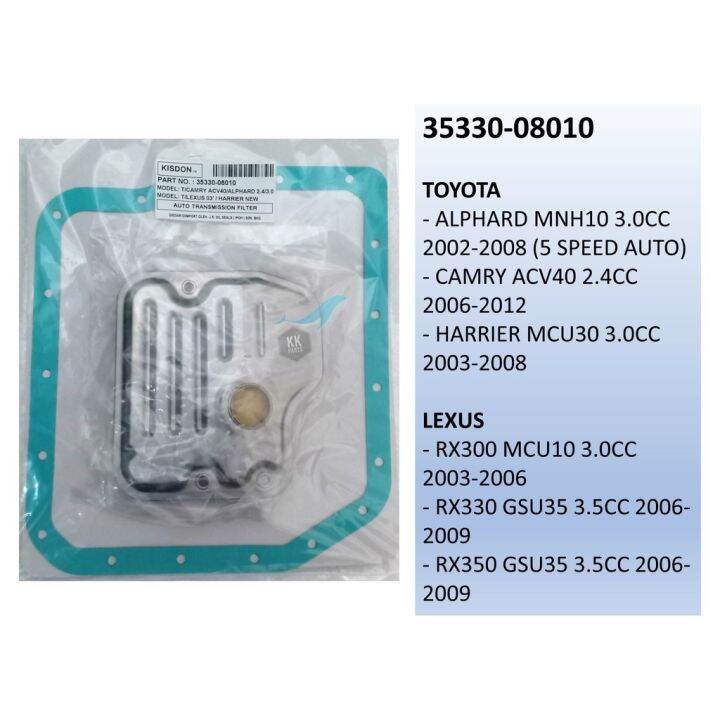 TOYOTA CAMRY ACV40 2.4cc ALPHARD 3.0 MNH10 HARRIER 3.0 MCU30 AUTO ...