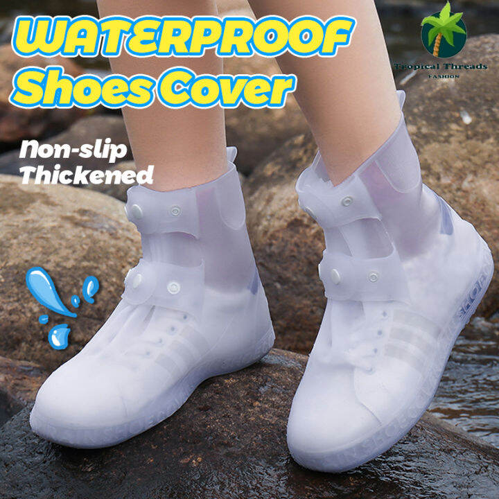 Rain Shoes Cover Waterproof Men Silicone Rain Boots Rubber Shoe Cover ...