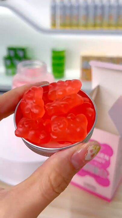 Fasimiyu 220g กัมมี่สลิมมิ่ง เยลลี่ลดน้ำหนัก เยลลี่ฟัดจ์ลดน้ำหนัก รสพีชน้ำผึ้ง หวาน อร่อย ทานได้ ...