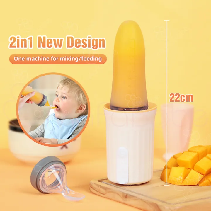 Mafababe 3 in 1 Food Supplement Machine Baby Rice Paste Bottle Baby ...
