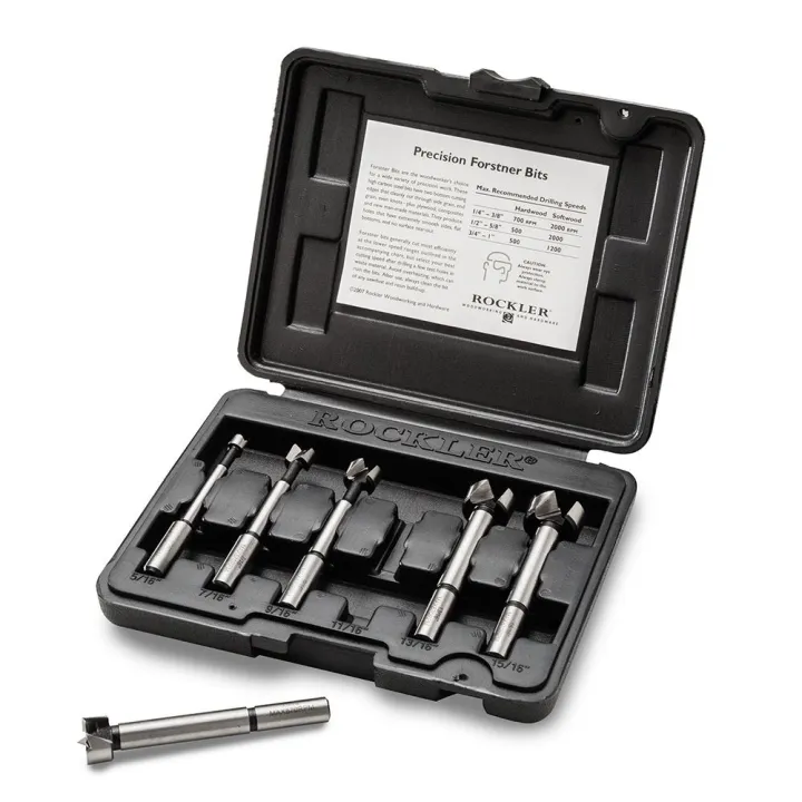 Rockler 6-Pc. Fractional Forstner Bit Set | Lazada PH