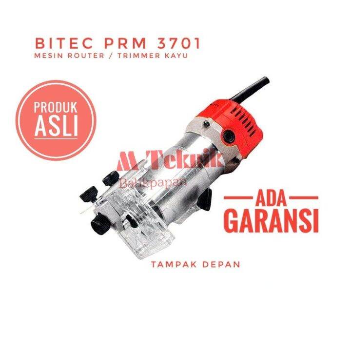 Mesin Router Bitec PRM 3701 trimmer tangan profil kayu trimer prm3701 ...