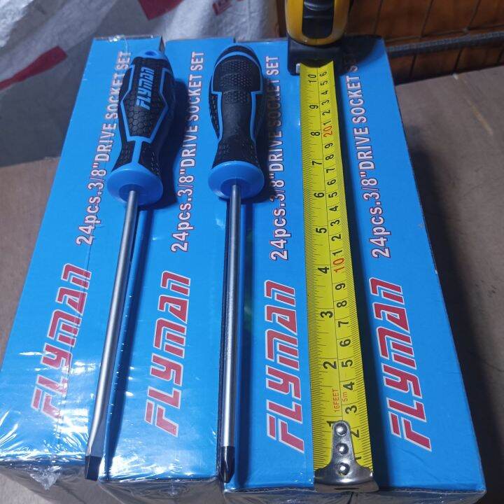flyman 2pcs screw driver Philip and flat original flyman brand | Lazada PH