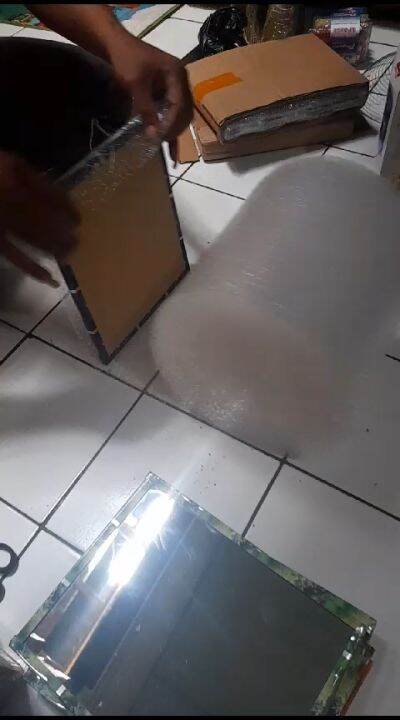 Kaca Cermin Tebal Ukuran 22x 17 cm | Kaca Bening | Kaca Rias | Kaca ...