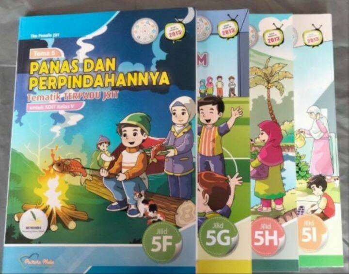 Buku Tematik Terpadu SD kelas 5 JSIT Tema 1-9 Penerbit Pustaka Mulia ...