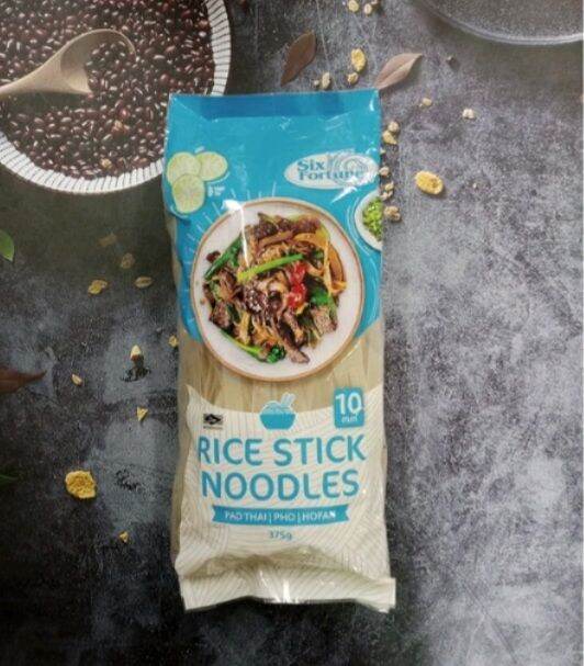 Six Fortune Pad Thai Pho Hopan Rice Stick Noodles 375g | Lazada PH