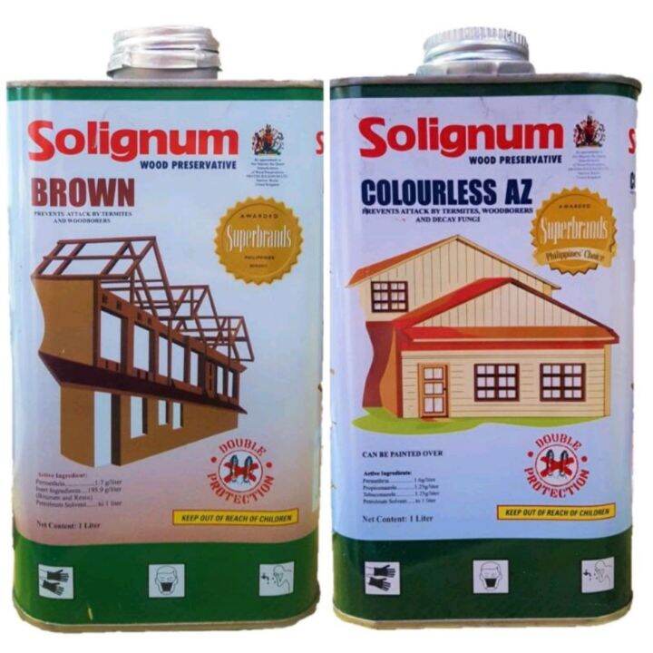 Solignum Brown / Colourless AZ 1liter | Lazada PH