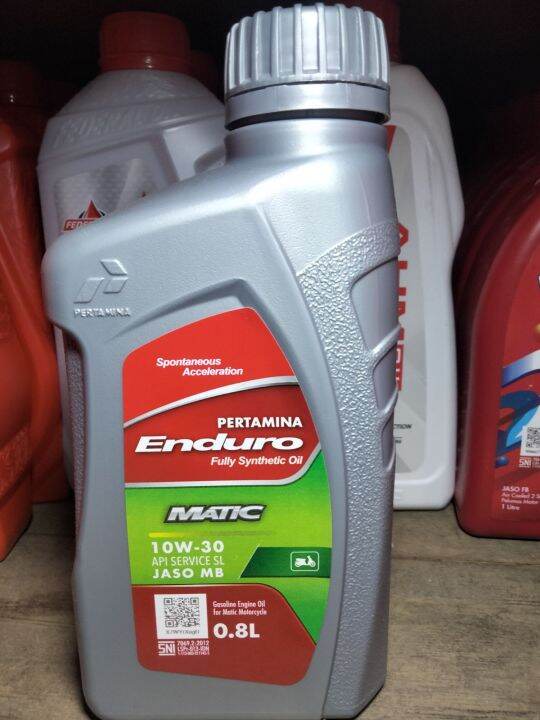 OLI MATIC ENDURO 0,8 LITER OLI MOTOR MATIC MERK PERTAMINA | Lazada ...