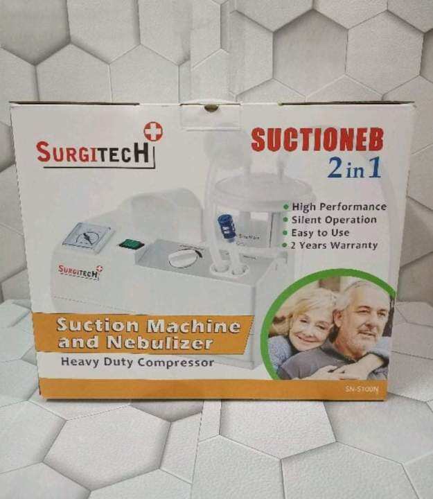 SURGITECH SUCTION MACHINE WITH NEBULIZER | Lazada PH