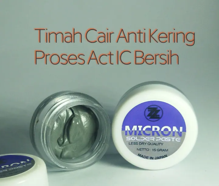 TIMAH CAIR ANTI KERING / SOLDER PASTE / MINYAK SOLDER / TIMAH PASTA ...