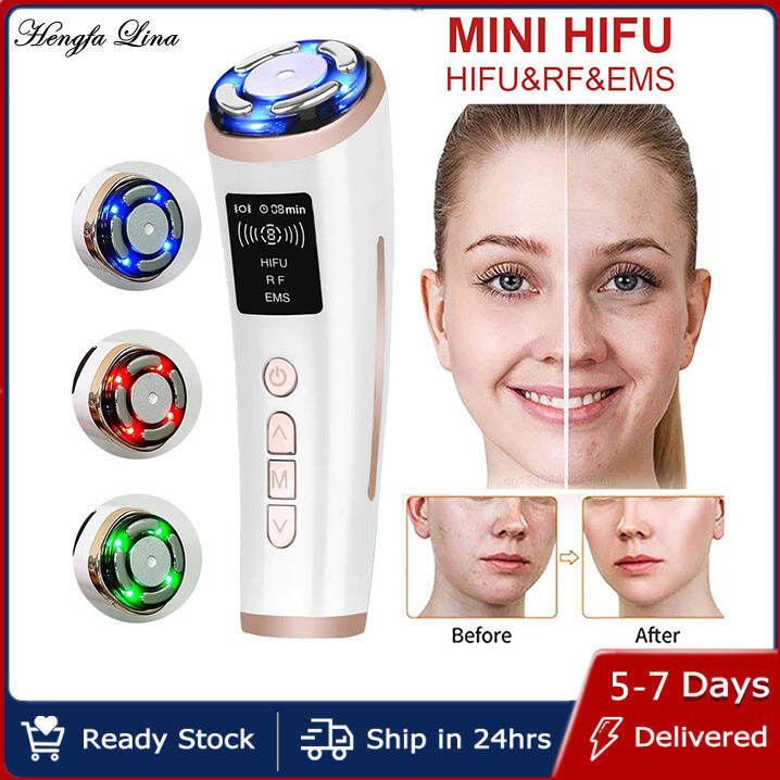 Hengfa Lina Hifu RF Machine Ultrasonic EMS Facial Lifting Skin ...