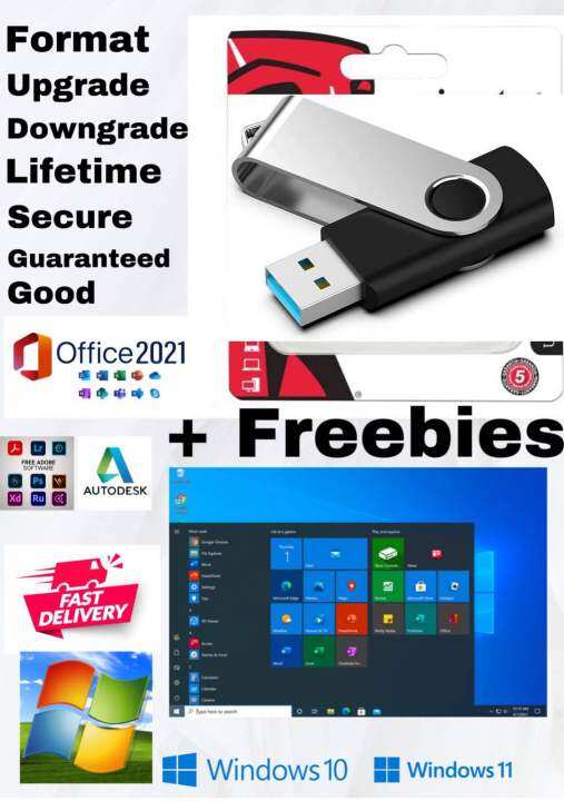Windows All in One Bootable Plus Free Software in Flashdrive Compatible ...