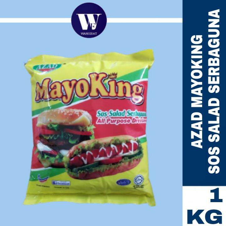 [1KG] AZAD MAYOKING | MAYONIS | MAYONNAISE SOS SALAD SERBAGUNA | Lazada