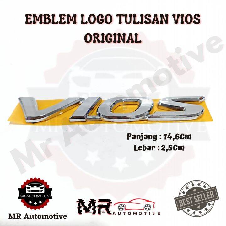 Emblem Logo Tulisan Vios Original | Lazada Indonesia