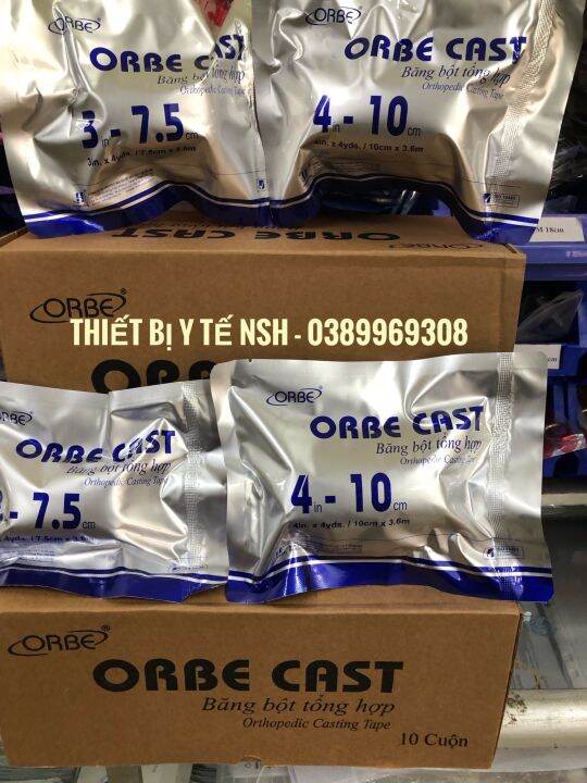 ️ Bột bó thuỷ tinh tổng hợp ORBE CAST 4in 10cm,Băng bột bó thủy tinh cố ...