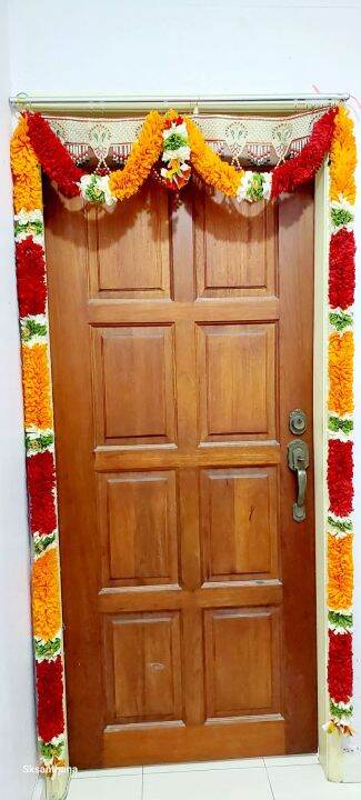 M Shape Malai Door Toran Home Decor Cloth Malai | Lazada